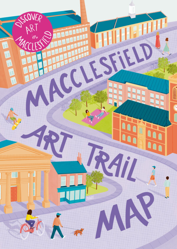 Illustrated map of Macclesfield